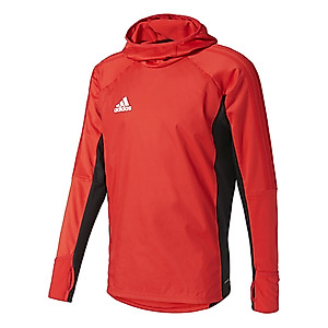 adidas Tiro 17 Warm Top - Adult - Scarlet/Black/White - M