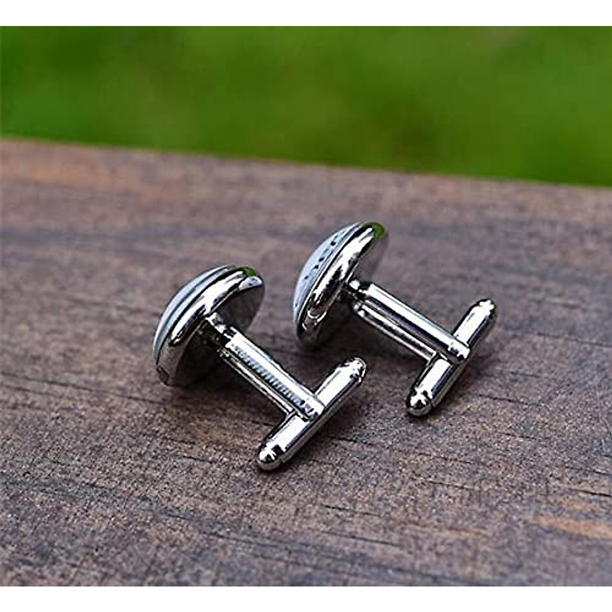 Kooer Birthday Gifts For Husband, Elven Leaf Cufflinks Wedding Cuff Links Tie Clip Gifts For Groomsman Best Man (Elven Leaf cufflinks tie clip set)