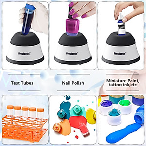 Miniature Paint Shaker - Lab Vortex Shakers Model Paint Mixer, Mini Lab Vortex Mixer, Touch Function, Tattoo Ink Shaker Orbital Mixer Nail Polish Mixer Test Tube Mixer