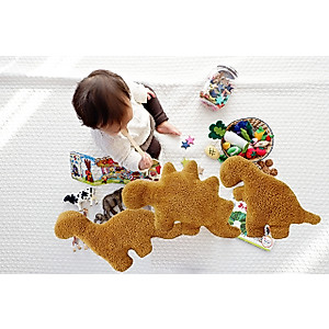 Aucess Dino Chicken Nugget Pillow Set 16in 3PCS