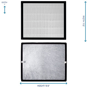 Filter Bros LV-PUR131-RF HEPA + Carbon Replacement Filter Set Fits LEVOIT PUR131