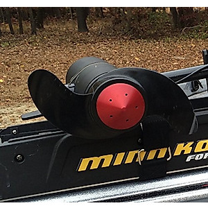 T-H Marine GFEL-MK-R-DP G-Force Eliminator Trolling Motor Prop Nut, MinnKota 80, 101 and 112 - Red