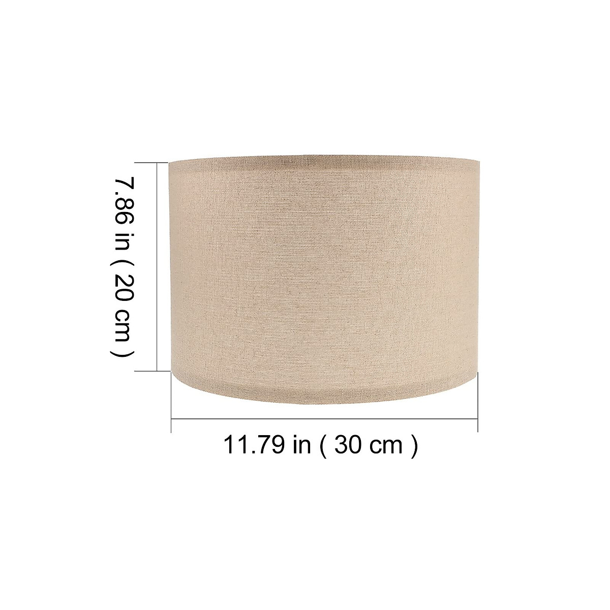 Table Lampshade Drum Lampshade Natural Beige Linen Lampshades Barrel Lamp Shade Chandelier Lampshade