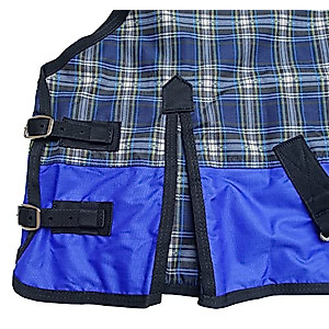 LEAFOREST 600 Denier Waterproof Shetland Rug Pony Rug Foal Rug No Fill Blue 39"