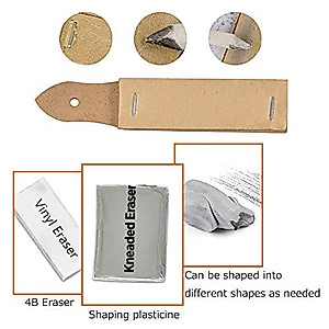 Merooart 37 Professional Drawing Pencil Set-A complete art sketching set for beginners and professional artists, with two 50-page sketchbooks, charcoal sticks, graphite sticks and erasers, zipper box