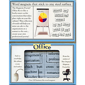 Magnetic Poetry - Office Kit - Words for Refrigerator - Write Poems and Letters on the Fridge - Made in the USA