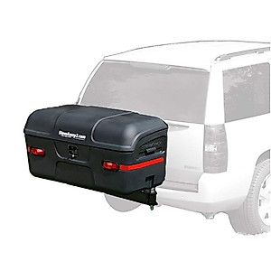 StowAway Max Hitch Cargo Box with Swingaway Frame | Black