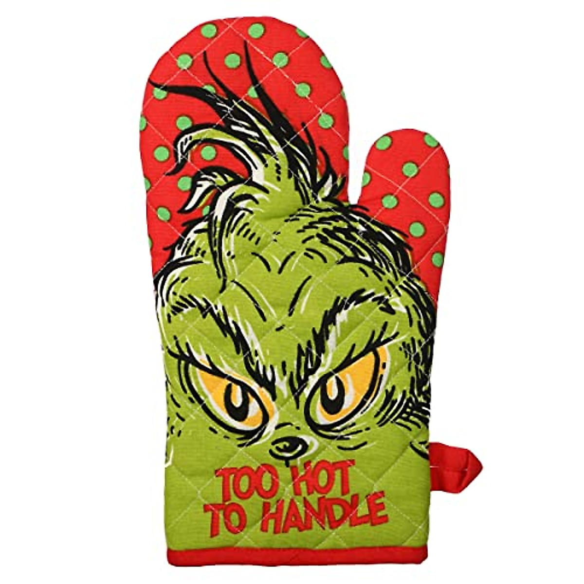 Grinch Work in Progress 2-Piece Oven Mitt & Spatula Set