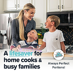 The Cookie Tray by Souper Cubes - Pack of two -Freeze and Store Perfect Cookie Dough rounds - Lavender with sprinkles color (Purple with sprinkles, pack of 2)