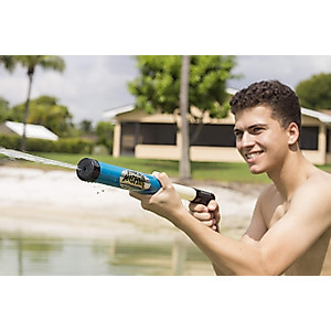 Stream Machine Water Gun Launcher - Single Barrel Water Blaster - Squirt Gun for Outdoor Games - Swimming Pool Toys (Colors Vary)