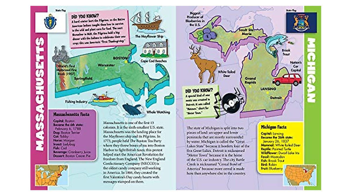 Explore America’s 50 States: Maps & Fun Facts