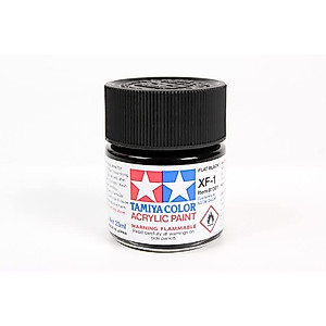 TAMIYA TAM81301 Acrylic XF-1 Flat Black 23ml