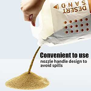 kathson Hamster Bath Sand 5.5LB Gerbil Dust Free Potty Litter Bathing Sand for Guinea Pig Chinchilla Rat Mice Small Animal