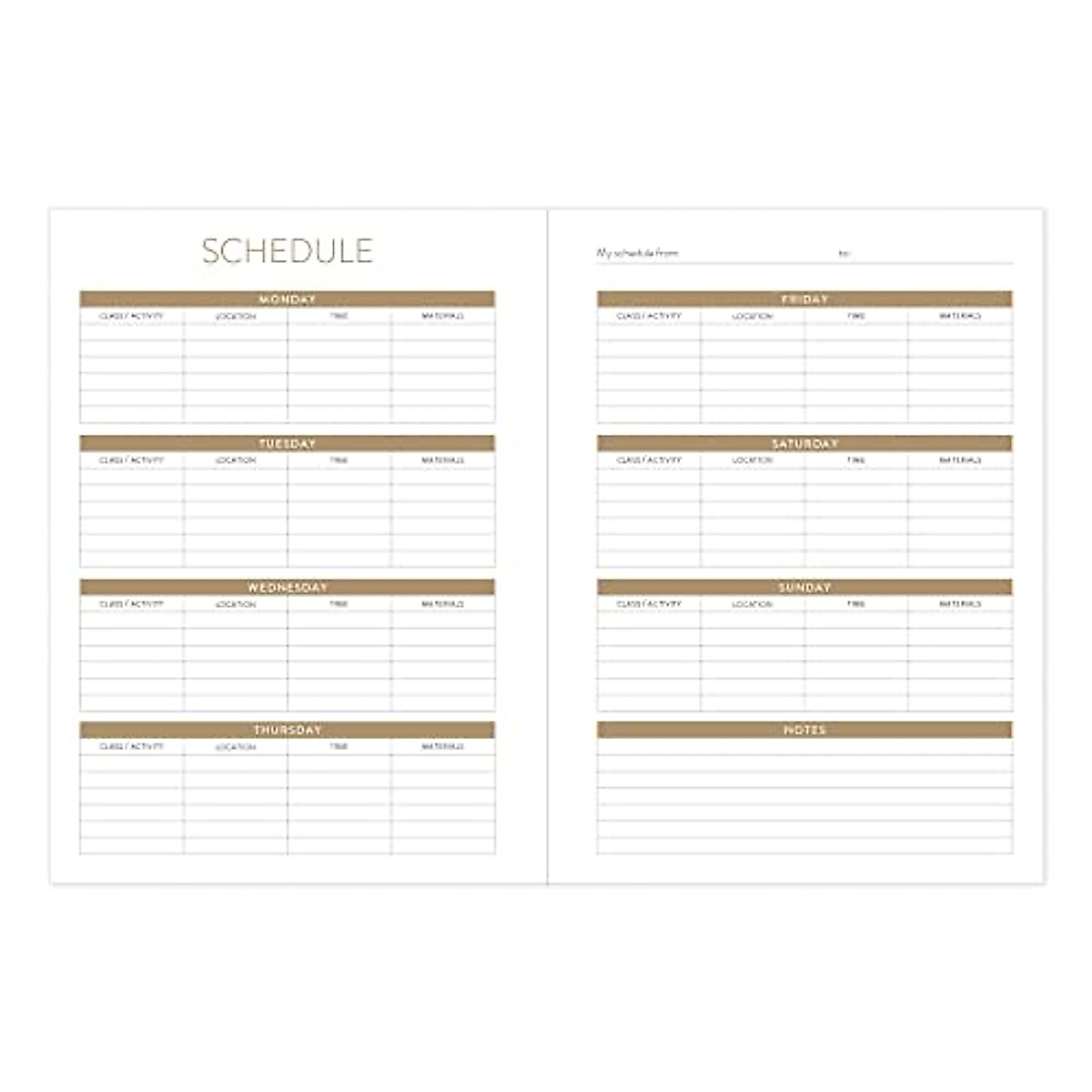 Legacy Pretty Petals Blue 8.5 x 7.25 Paper Seedlings 17 Month 2023-2024 Faith Planner
