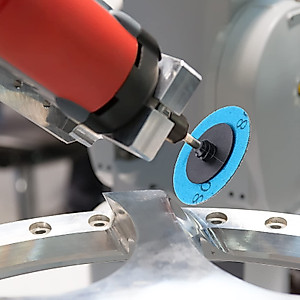 200 Pcs 2 Inch Sanding Discs 36/60/80/120 Grit Discs Aluminum Oxide Coated Die Grinder Accessories for Surface Prep, Grinding Burrs Polishing Finishes Removing Rust Paint