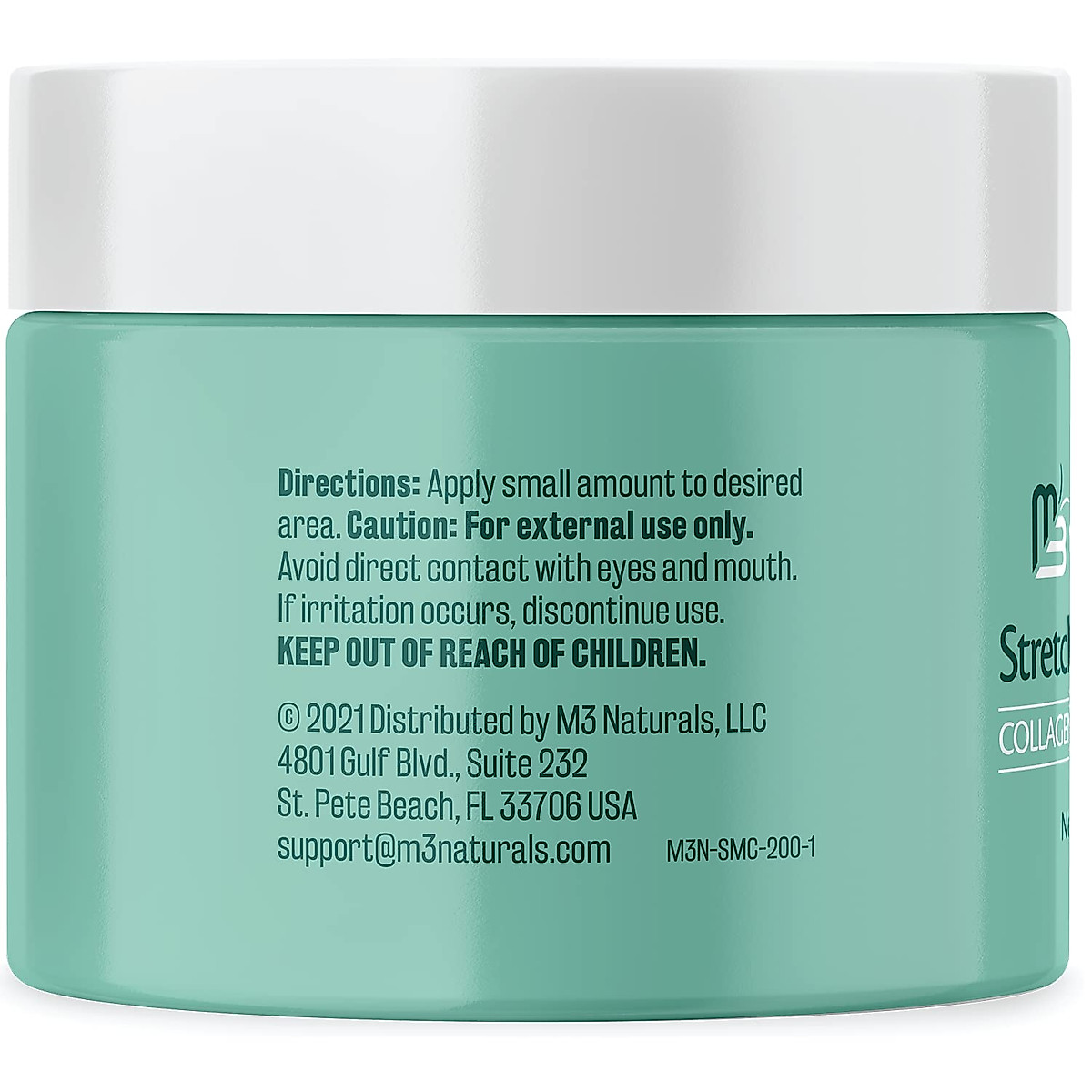 Stretch Mark Cream Infused with Collagen & Stem Cell Maternity Skincare Oil Removes Stretch Mark Prevention & Scar Remover Lotion Green Tea Extract & Raspberry Ketones by M3 Naturals