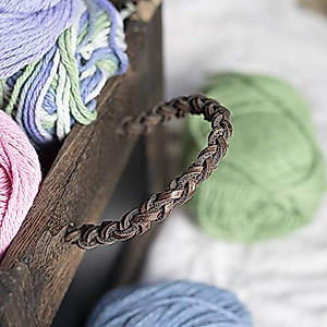 Silver Creek Leather Co Realeather Latigo Leather Lace for Crafts and Jewelry Making, 1/8" x 50', Dark Brown