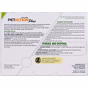 Pet Action Plus Flea & Tick Treatment for Medium Dogs, 23-44 lbs, 3 Month Supply