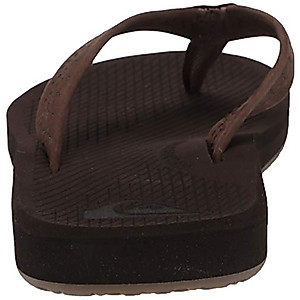 Quiksilver Men's Left COASTA Sandal, Brown/Brown/Brown, 6