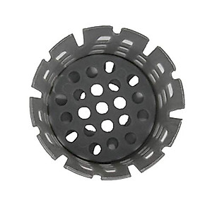 PF WaterWorks PF0959HairSTRAINUniversal Tub Drain Hair Catcher/Strainer/Shroom/Snare - Only Design that Works With or Without Tub Stoppers (Toe Touch, Lift Lock, Lift Turn or Grid) Gray