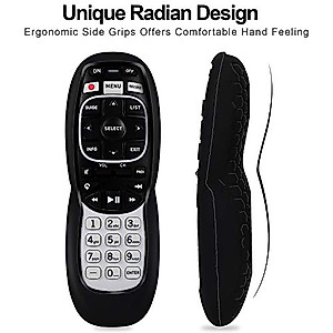 2-Pack AKWOX Silicone Protecitve Case for DirecTV RC73 Remote Control, Anti-Slip with Lanyard Shockproof Case Cover Compatible with DirecTV RC70,RC70H,RC71,RC71H,RC72,RC73B