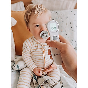 Dreambaby Touchless Non Contact Digital Infrared Forehead Thermometer - Fever Temperature Scanner - for Baby and Adults (with Object Mode Switch Option) - Model L341