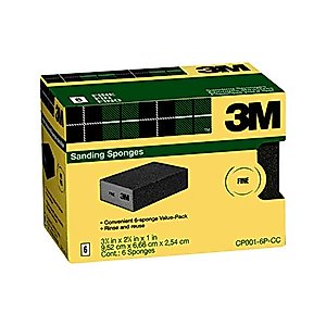 3M CP001-6P-CC Sanding, 6 Count