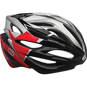 Bell Array Bike Helmet - Silver/Red/Black Velocity Small