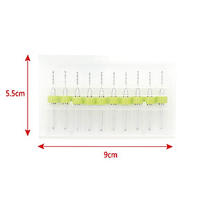LC LICTOP PCB Print Circuit Board Tip 1mm Spiral Flute Carbide Micro Drill Bits(10Pcs)