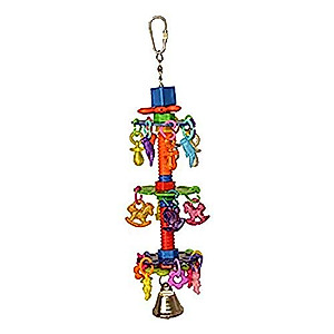Super Bird Creations SB943 Charmed Bird Toy, Medium Bird Size, 8.5" x 2" x 2"
