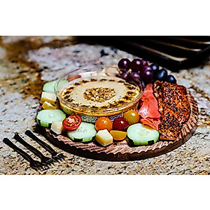 K & R Wood Trivet for hot pots and Pans | Natural Acacia Wood | Trivets for hot Dishes | Reversible Wood Cutting Board | Wooden Trivet and 2 hot Pads for Kitchen | Multiuse Wood Serving Board