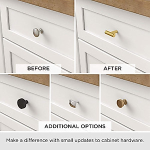 Brainerd P11747V-PC-C 1-1/4 Garrett Cabinet Hardware Knob, Polished Chrome