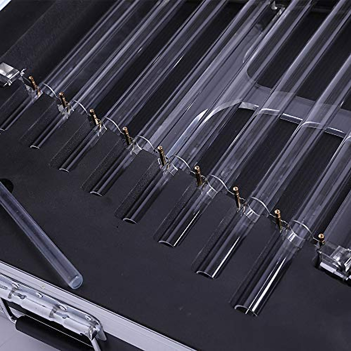 ENERGYSOUND 432 Hz Sound Therapy Quartz Crystal Singing Harp with 8 notes &Alumina Alloy Box