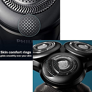 Phillips Norelco Replacement Shaver Head SH98/72 for S9000 Prestige - SP9800 Series; SP9820 & SP9860 Shavers - Double Ended Shaver Brush - HeroFiber Gentle Cleaning Cloth