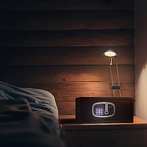 BARSKA AX13632 Digital Keypad Biometric Fingerprint Security Safe 0.85 Cubic Ft