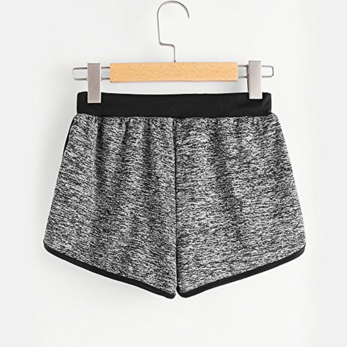 Hot Sale Ringer Shorts, Thenlian Womens Striped Mid Waist Loose Shorts Drawstring Waist Shorts Pants(XL, Gray)