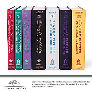 Juniper Books Harry Potter Boxed Set: Castle and Owl Edition | 7-Volume Hardcover Book Set with Custom Designed Dust Jackets for Books published by Scholastic| J.K. Rowling