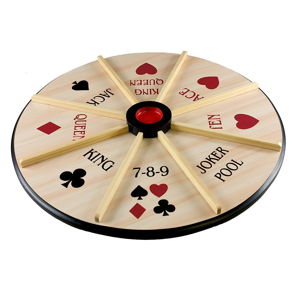 Sterling Games 15.5" Michigan Rummy Wooden Extra Large Game Board Reversible Double Sided Board