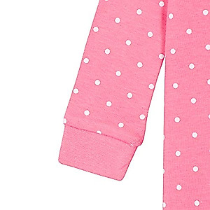 Gerber Baby Girls' 2-Pack Footed Pajamas, Unicorns Pink, 18 Months