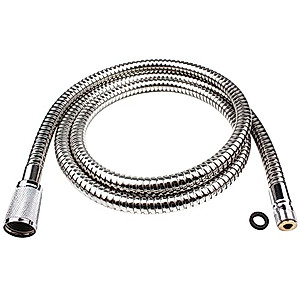 46092000 Pull Out Spray Hose for Grohe Kitchen Faucets, Pull Down Kitchen Faucet Hose Replacement for Alira and Ladylux and Euro Plus, 59-Inch Chrome Finish (Chrome Finish)