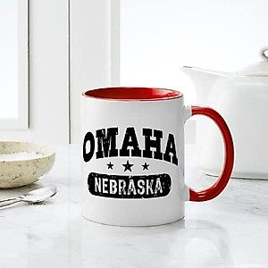 CafePress Omaha Nebraska Mug Ceramic Coffee Mug, Tea Cup 11 oz