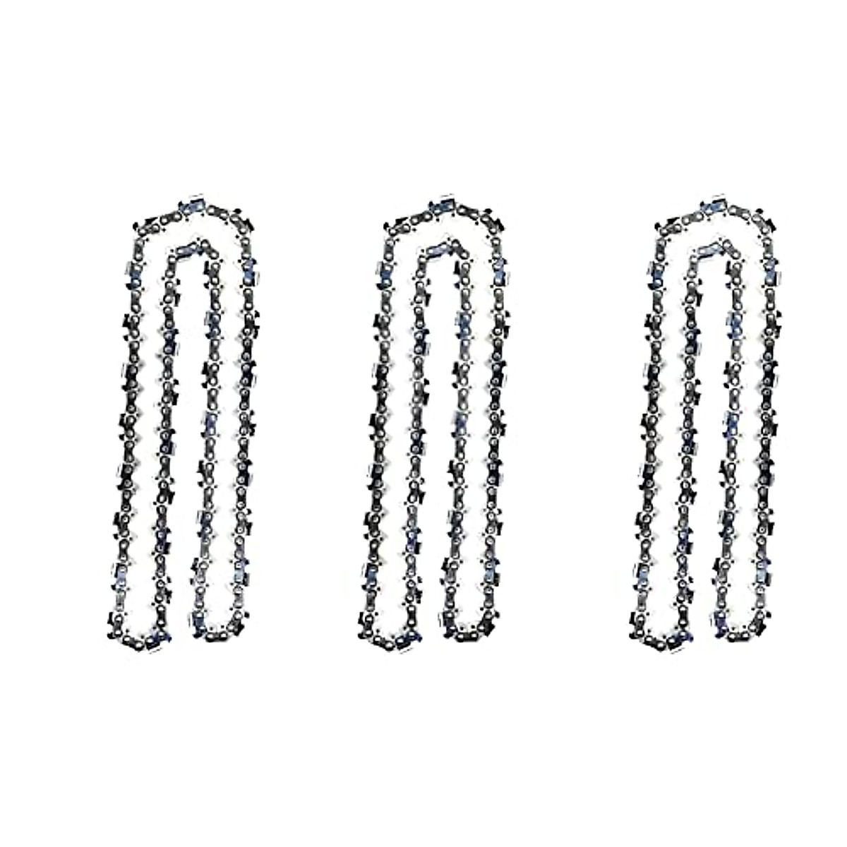 UPFOREST 8 Inch Pole Saws & Chainsaw Chain 3 Pcs S33 .050" Gauge, 3/8" LP pitch, 33 Drive Links Compatible with Chicago SWJ800E SWJ802E Sun Joe Harbor Freight 62896 68862 Earthwise Greenworks and More