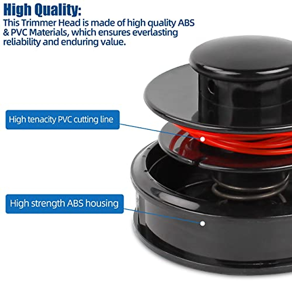 21560070 Trimmer Head for Echo Weed Eater Trimmers All SRM Series SRM210, SRM225, SRM230, SRM235, SRM260, SRM265, All Straight Shaft Trimmers