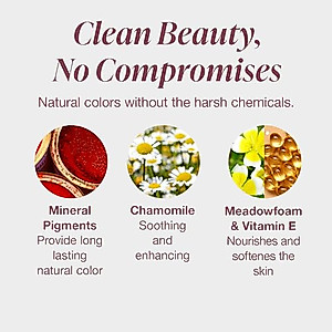 Mineral Fusion Eye Pencil, Dark Brown Eyeliner with Soothing Chamomile, Meadowfoam & Vitamin E, Velvety Smooth, Hypoallergenic Eye Makeup to Line & Define, Long-Lasting Eyeliner Pencil, Touch, 0.04 Oz