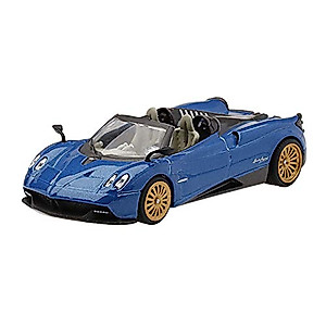 Pagani Huayra Roadster Blue Francia U.S.A. Exclusive Limited Edition to 4,800 Pieces Worldwide 1/64 Diecast Car by True Scale Miniatures MGT00038