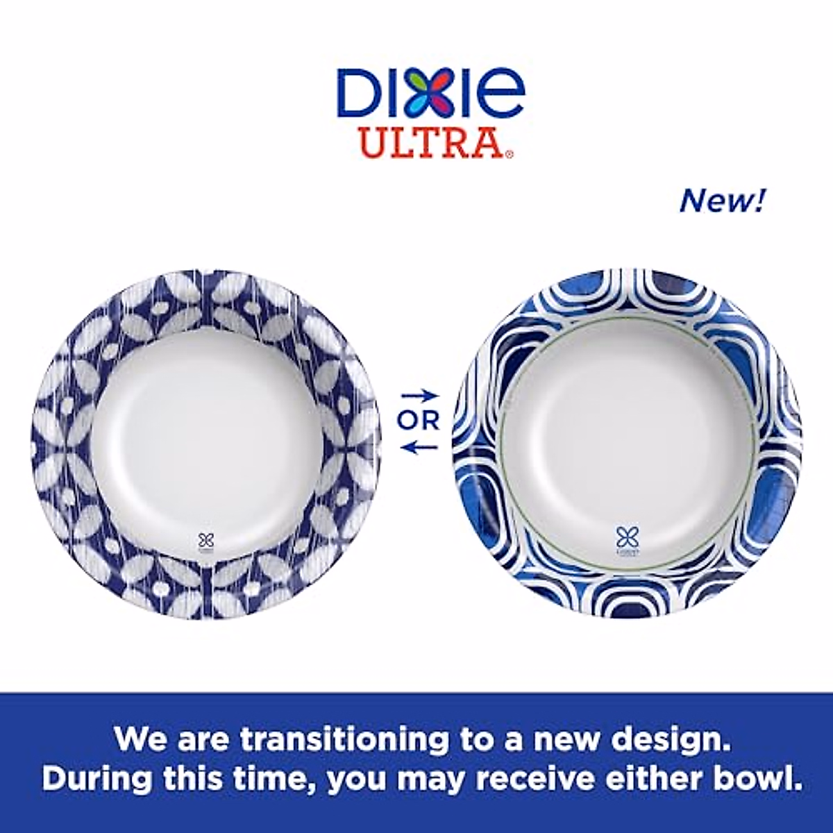 DIXIE ULTRA, Large Paper Bowls, 20 Oz, 56 Count, Microwave Safe, Compostable, Disposable Bowls Great For Breakfast, Lunch, And Dinner Meals