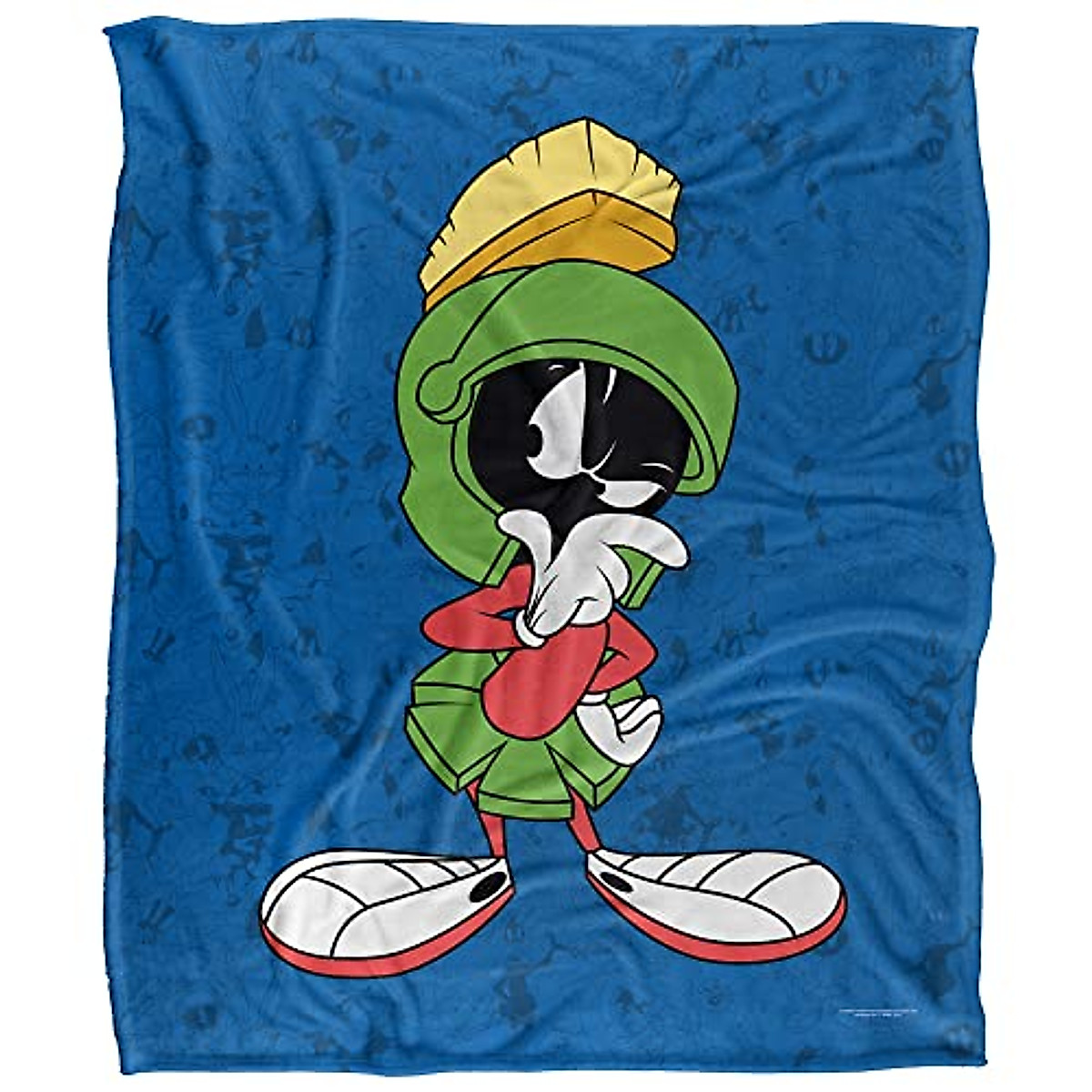 Looney Tunes Blanket, 50"x60", Marvin Character Silky Touch Super Soft Throw