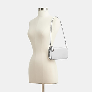 Coach Mirror Metallic Pochette, Silver