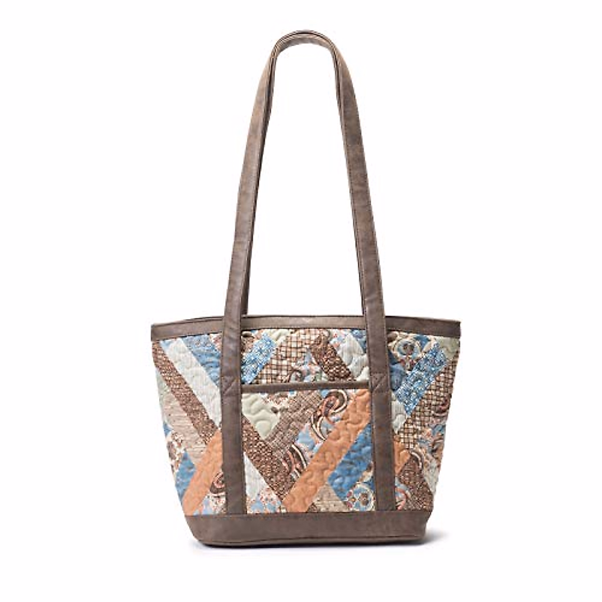 Donna Sharp Katie Tote Handbag in Sienna - Great for Travel with Quick Access Pockets