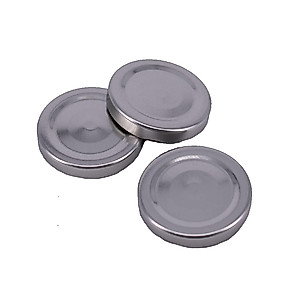 Nutley's 48mm Silver Jam Jar Lids Pack quantity:50